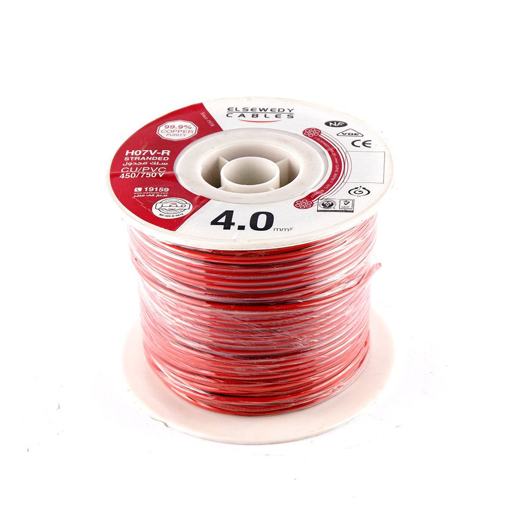 CU/PVC copper wire Stranded 4 mm thick — ElSewedy Shop