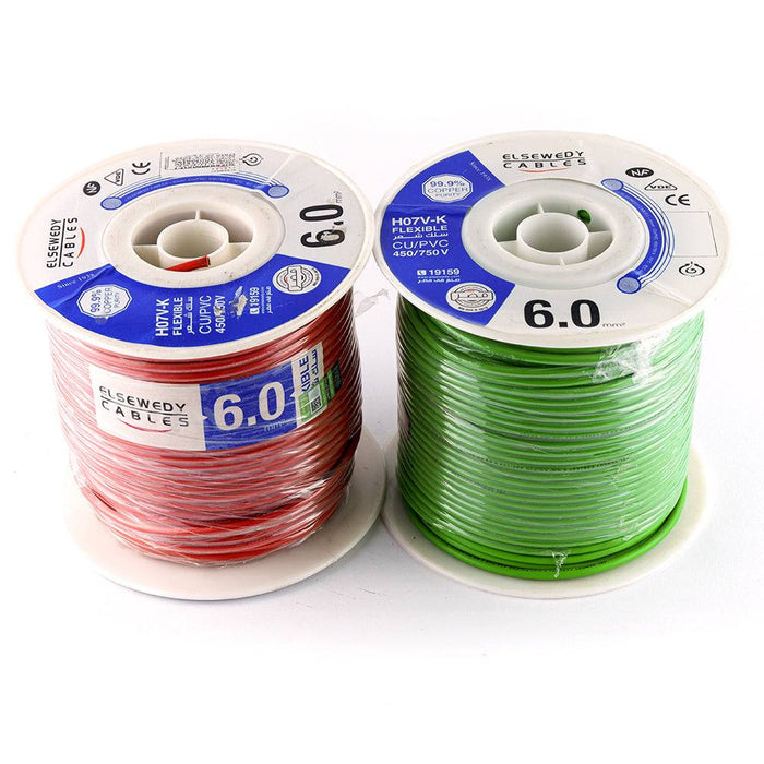 6mm felexible CU/PVC copper wire — ElSewedy Shop