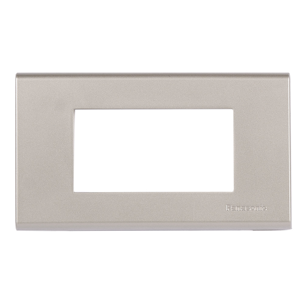 3M plate with mounting frame silver Wide Panasonic — ElSewedy Shop