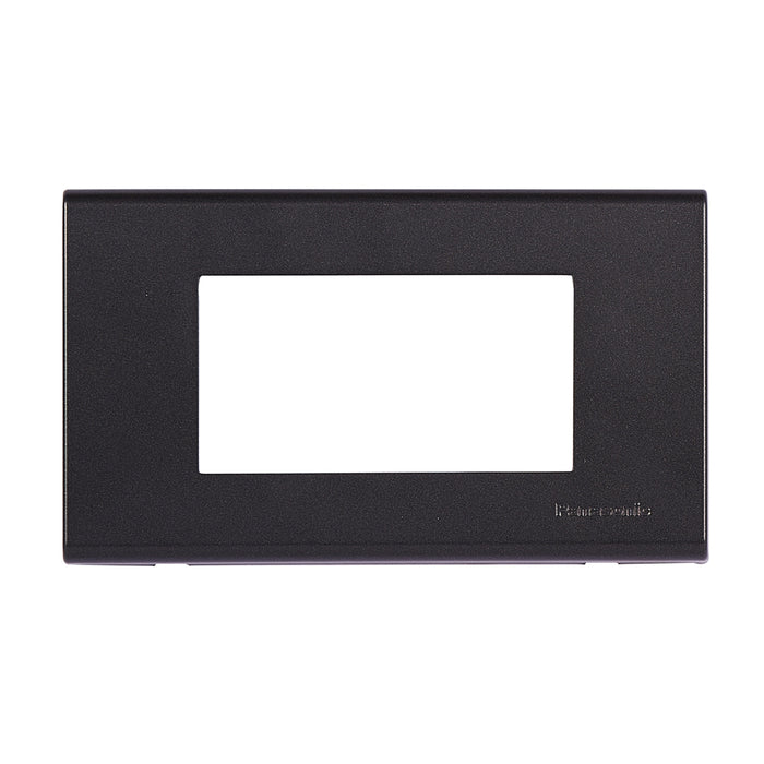 3M plate with mounting frame black Wide Panasonic — ElSewedy Shop