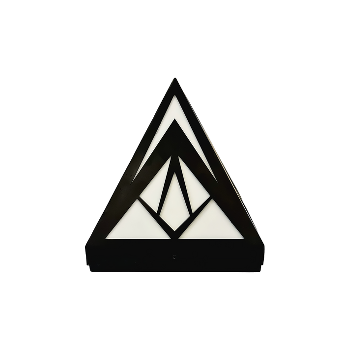 outdoor lantern wall light pyramid shape black IP56 25*25 1*E27 ...