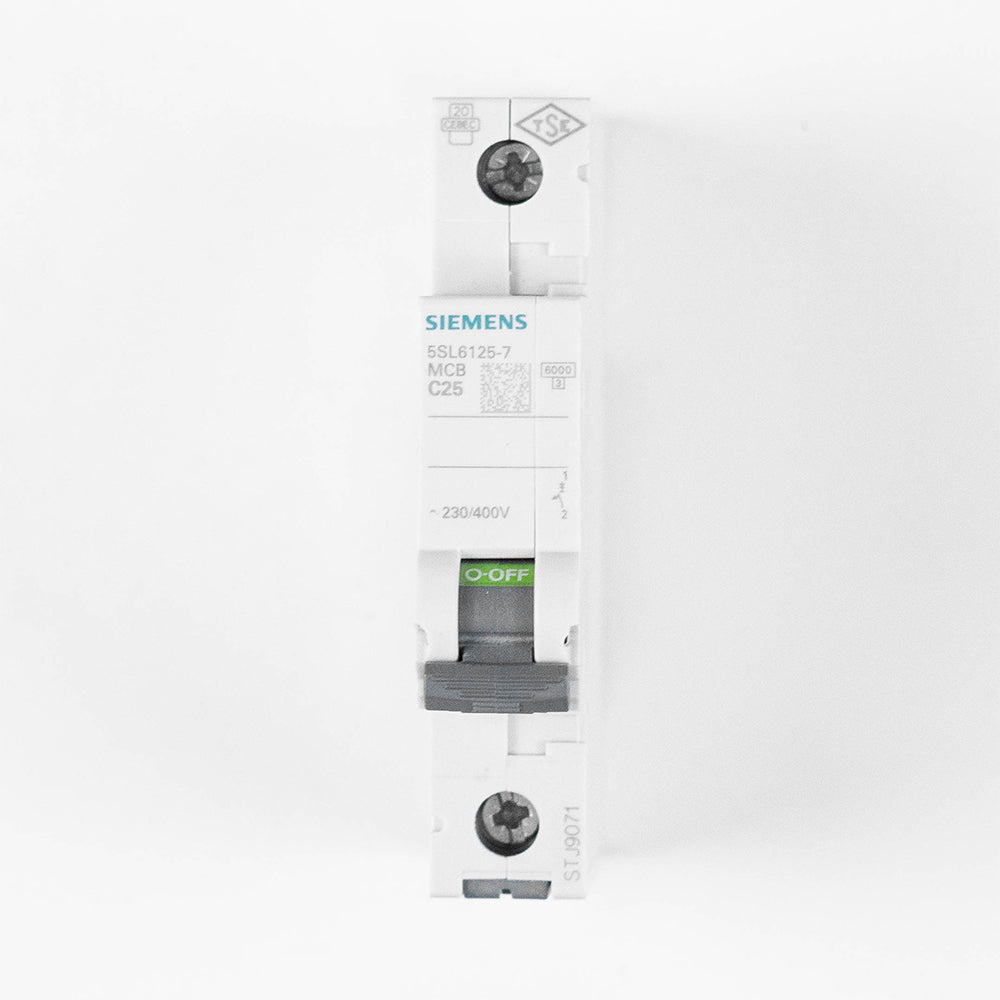 Siemens Circuit Breaker MCB 25A-1P-6KA — ElSewedy Shop