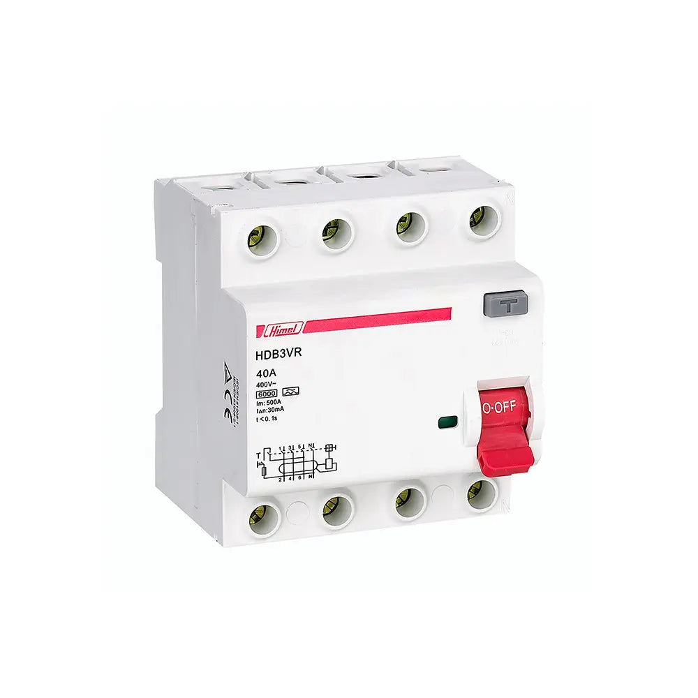 Himel Circuit breaker RCCB-30mA-4Poles-In= 40 A-AC — ElSewedy Shop