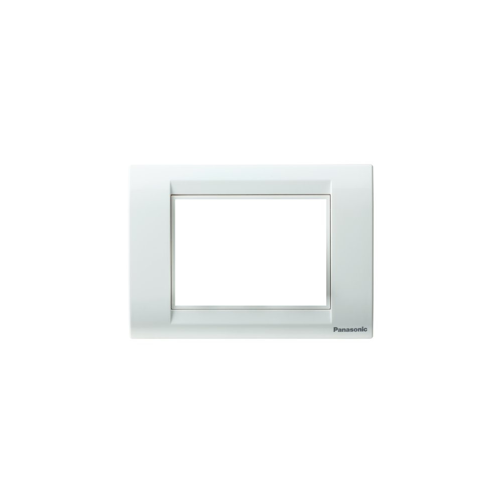 3M plate with mounting frame white Wide Panasonic — ElSewedy Shop