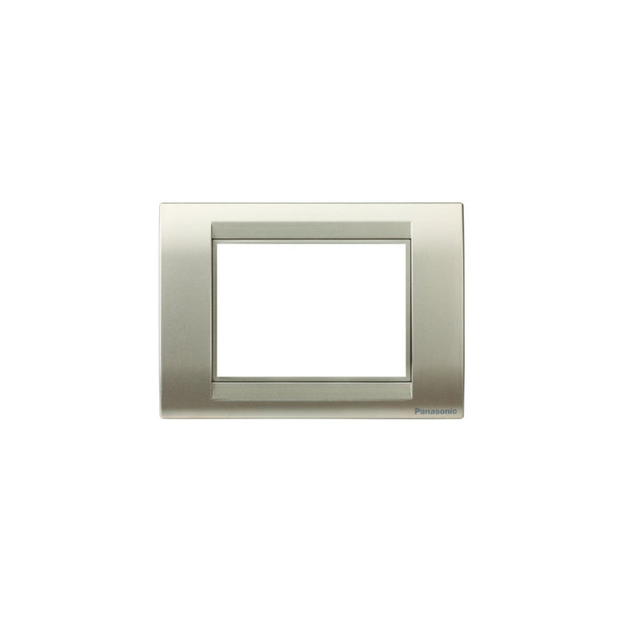 3M plate with mounting frame Champagne Roma Panasonic — ElSewedy Shop