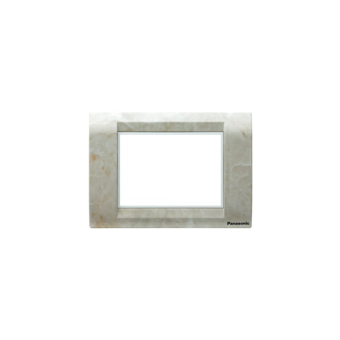 3M plate with mounting frame Marble Roma Panasonic — ElSewedy Shop